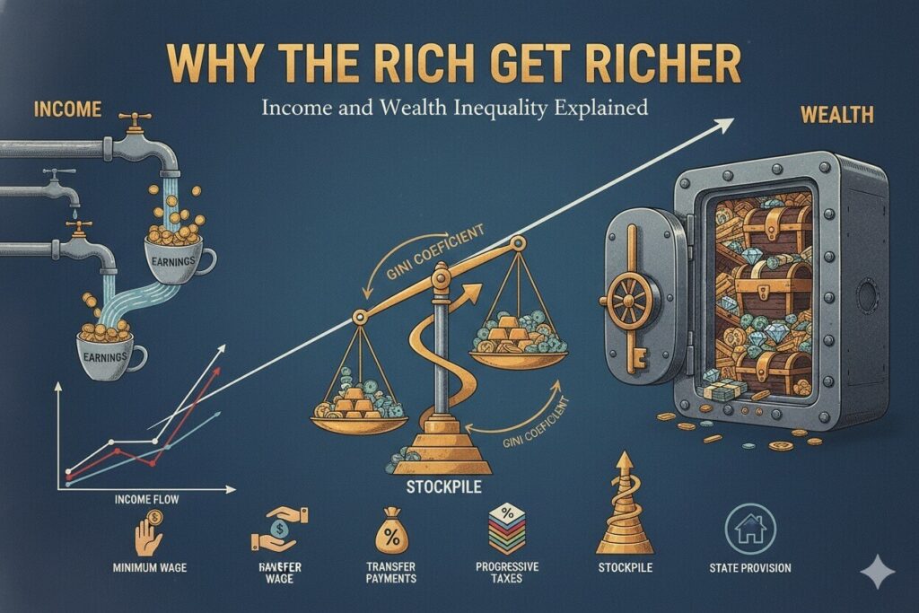 Why the Rich Get Richer: Inequality Explained - 3auk – Study Smart